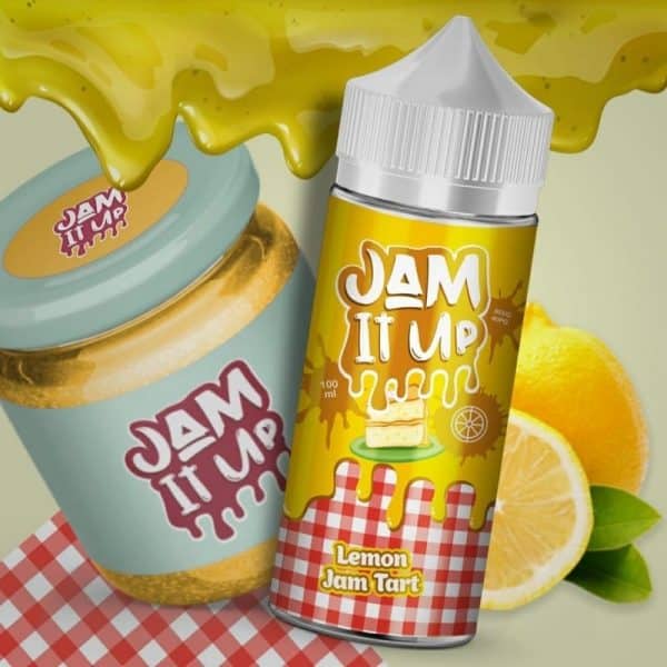 Jam It Up E liquid – Lemon Jam Tart – 100ml - Jackamoo Juice